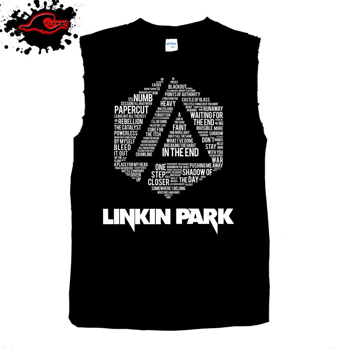 Linkin Park Discography Frayed Cut Modified Singlet⁸