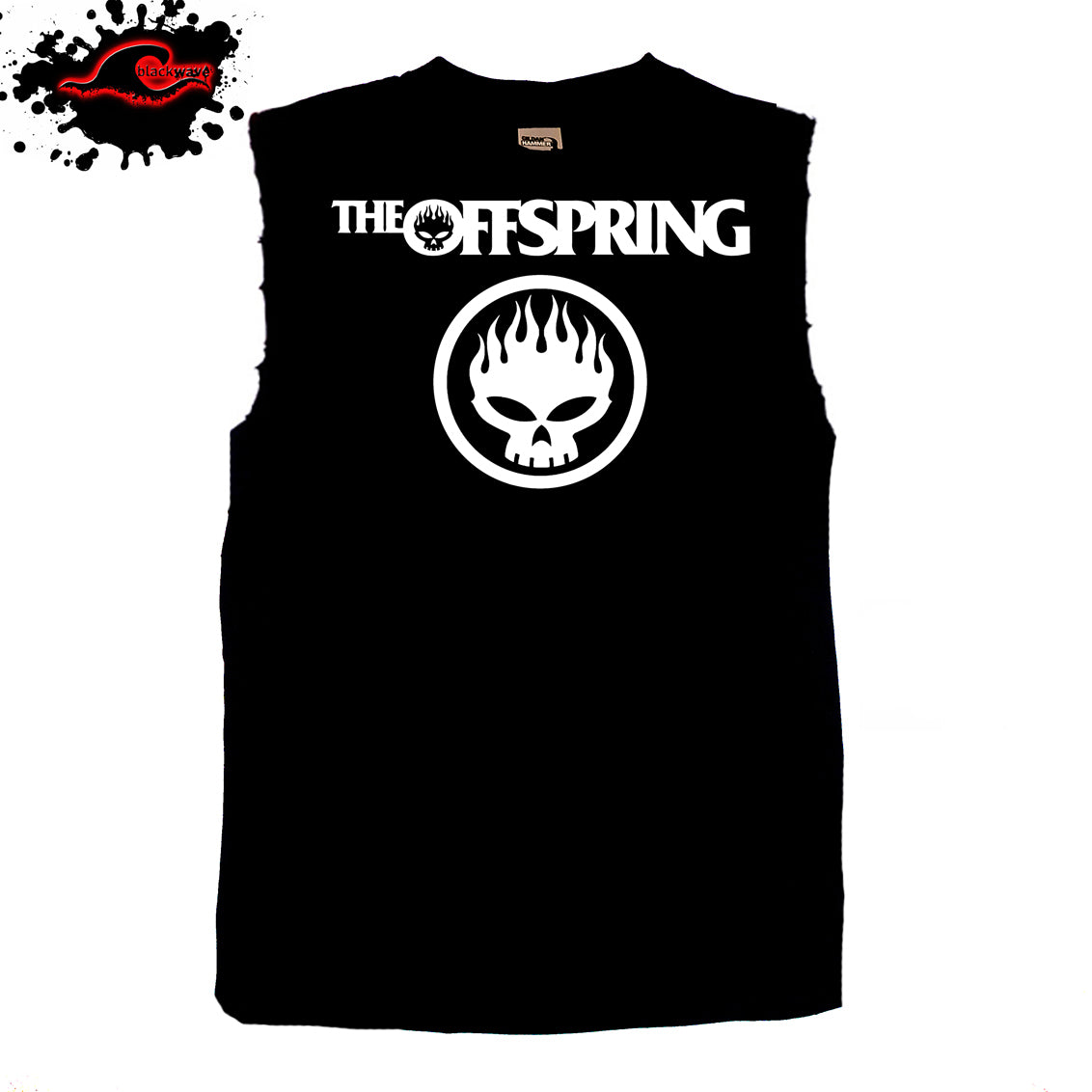The Offspring - Classic Logo - Frayed-Cut Modified Singlet