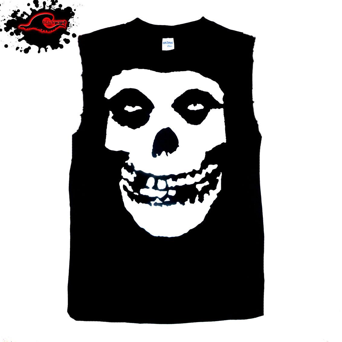 Misfits - Classic Fiend Skull - Frayed-Cut Modified Singlet
