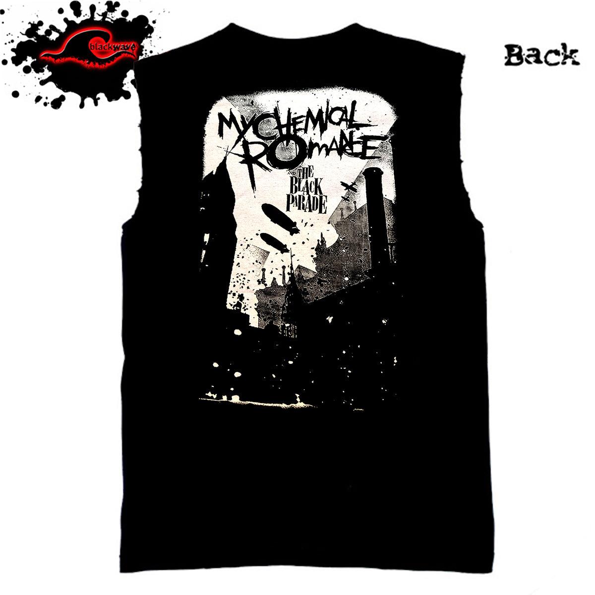 My Chemical Romance Black Parade Frayed Cut Modified Singlet