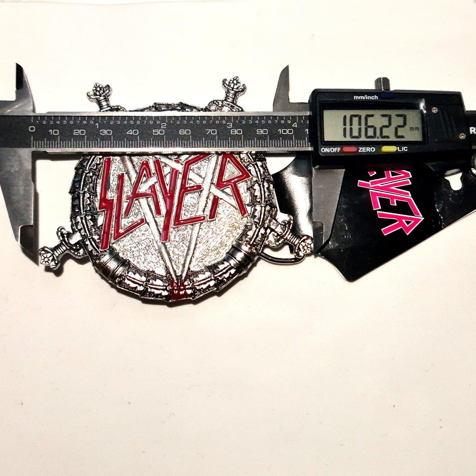 Slayer - Swords - Authentic & Rare Official Band Buckle
